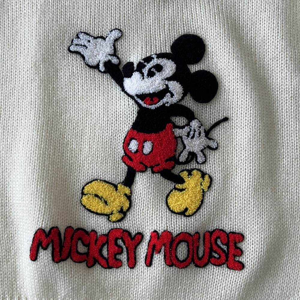 1970’s Vintage Mickey Mouse V-Neck Sweater - Gem